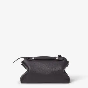 Fendi By The Way Soft Medium Black Cuoio Romano Leather Bag